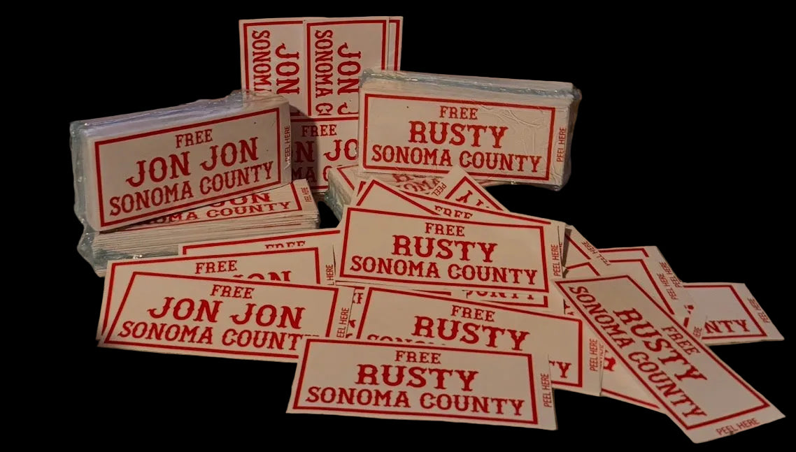 00-400 FREE Jon Jon / FREE RUSTY BHC STICKERS – Sonoma County ...